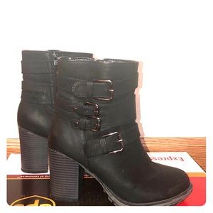 Seven Dials | Shoes | Seven Dials High Heel Combat Boots | Poshmark